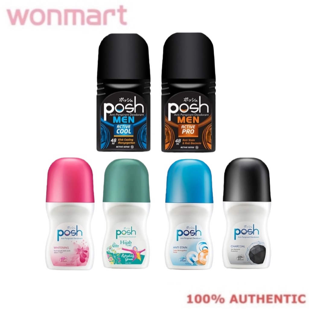 Jual POSH DEODORANT ROLL ON 50 ML | Shopee Indonesia