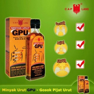 Jual Cap Lang Minyak Urut GPU Sereh/ Jahe 30 ml | Shopee Indonesia