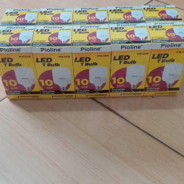 Jual Lampu pioline led T bulb 10w | Shopee Indonesia