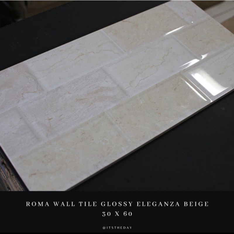 Jual Wall Tile Granite Keramik Eleganza Roma Beige RR68145B 30x60 cm 1 ...
