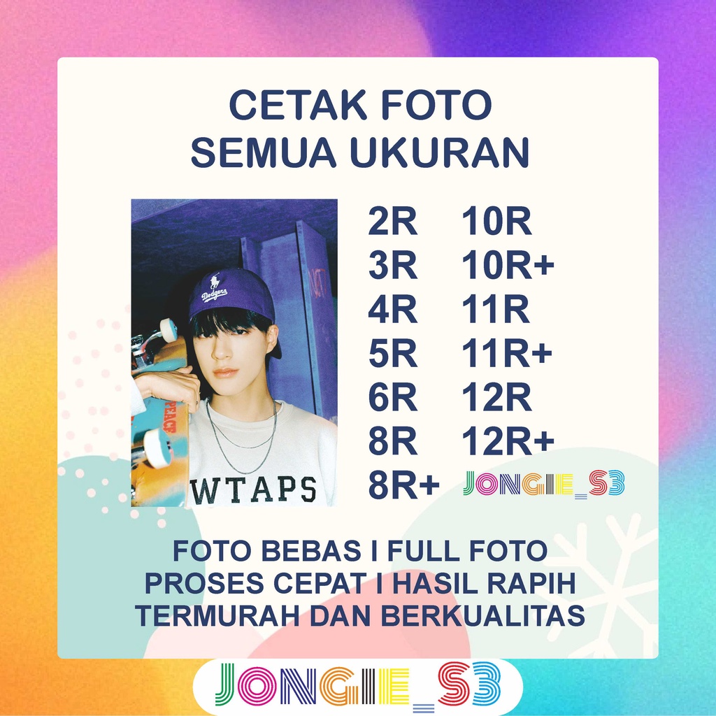 Jual CETAK FOTO 11R SAMPAI 12R+ SEHARI JADI FOTO BEBAS PROSES CEPAT HASIL RAPIH DAN CERAH JONGIE ...