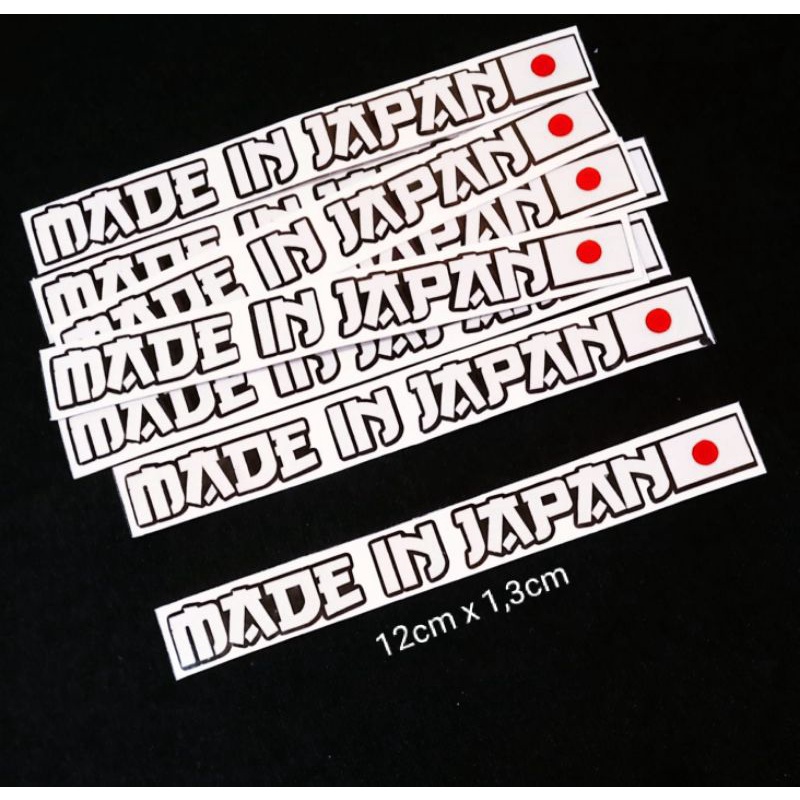 Jual STICKER MADE IN JAPAN STICKER MADE IN JEPANG CUTTING STICKER MOTOR ...