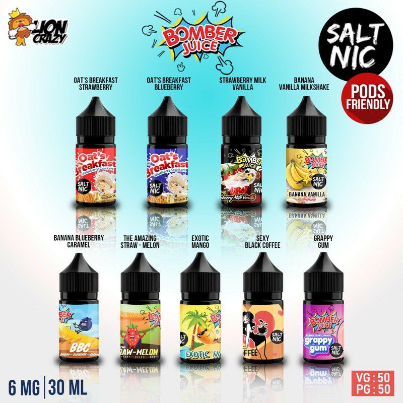 Jual Bomber Juice Liquids Likuiddd Salt Indonesia|Shopee Indonesia