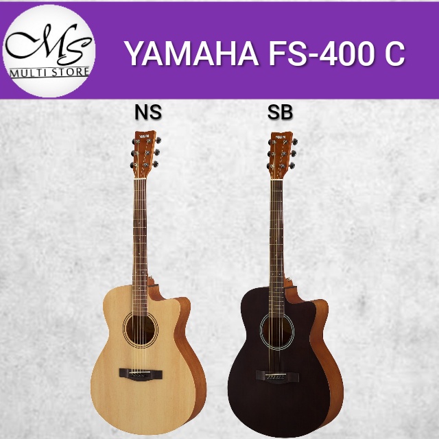 Jual Gitar akustik YAMAHA FS400C - FS 400C - FS 400 C - FS400 C - FS-400-C | Shopee Indonesia