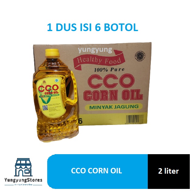 Jual 1 Dus Isi 6 Botol Minyak Jagung CCO Corn Oil 2 Liter | Shopee ...