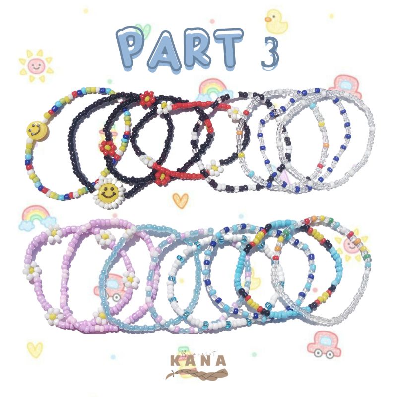 Jual Gelang manik kpop / gelang manik korea / gelang smile /stray kids ...