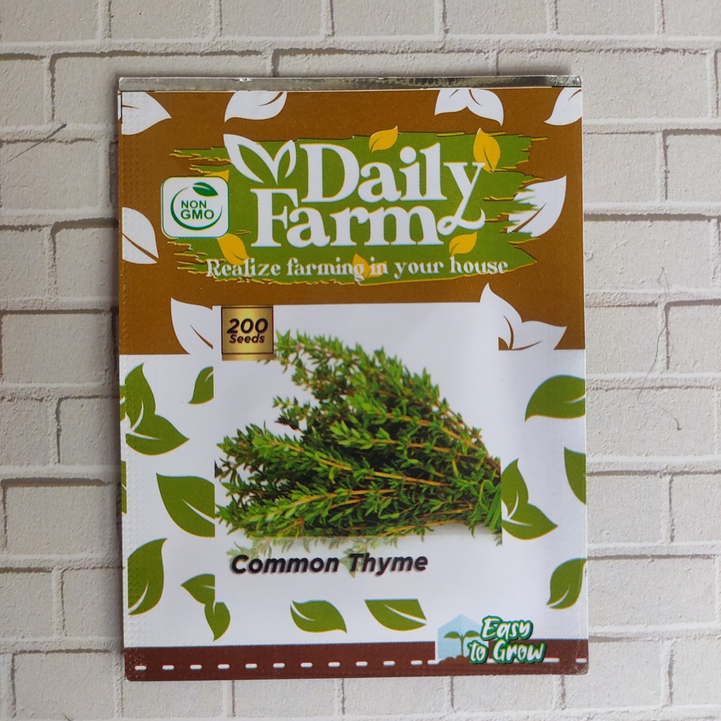 Jual Benih Biji Herba Herb Common Thyme - Thyme Summer (Daily Farm) | Shopee Indonesia