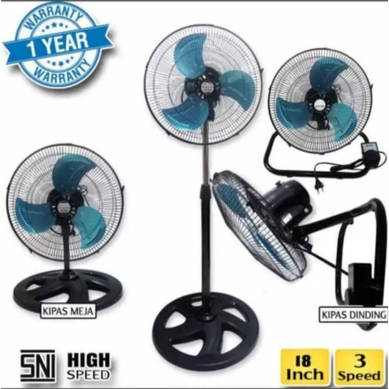 Jual Kipas Angin 3 in 1 18 inch Arashi City Fan Material Besi Garansi ... Jual Kipas Angin 3 in 1 18 inch Arashi City Fan Material Besi Garansi ...