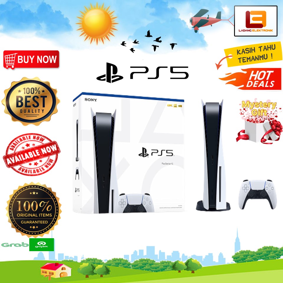 Jual PS5 Sony Playstation 5 Play Station PS 5 PS5 Game Console - DISC VERSION | Shopee Indonesia