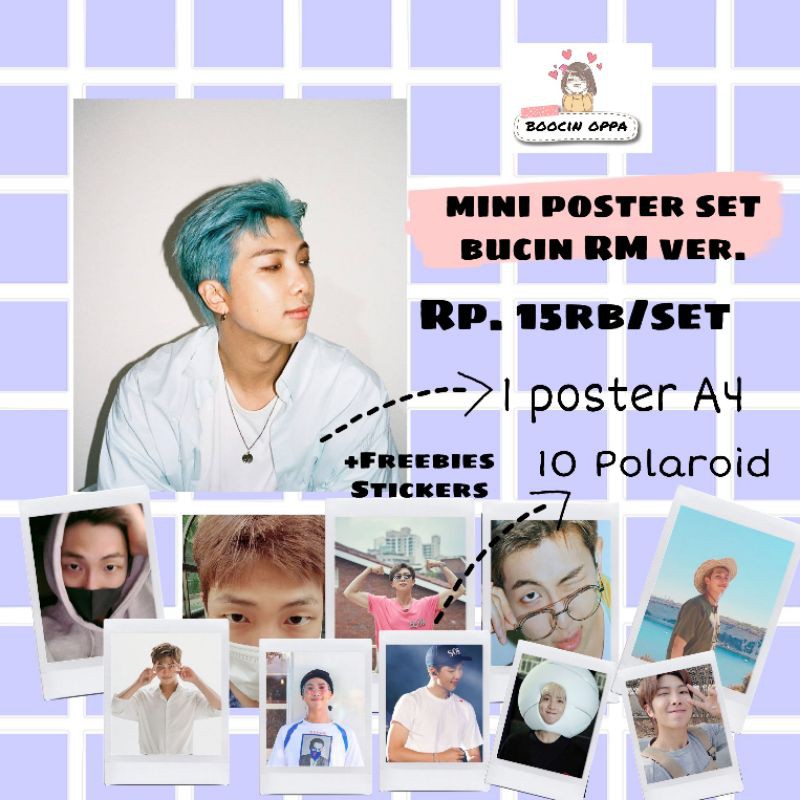Jual Mini Poster Set Boocin Oppa | Shopee Indonesia