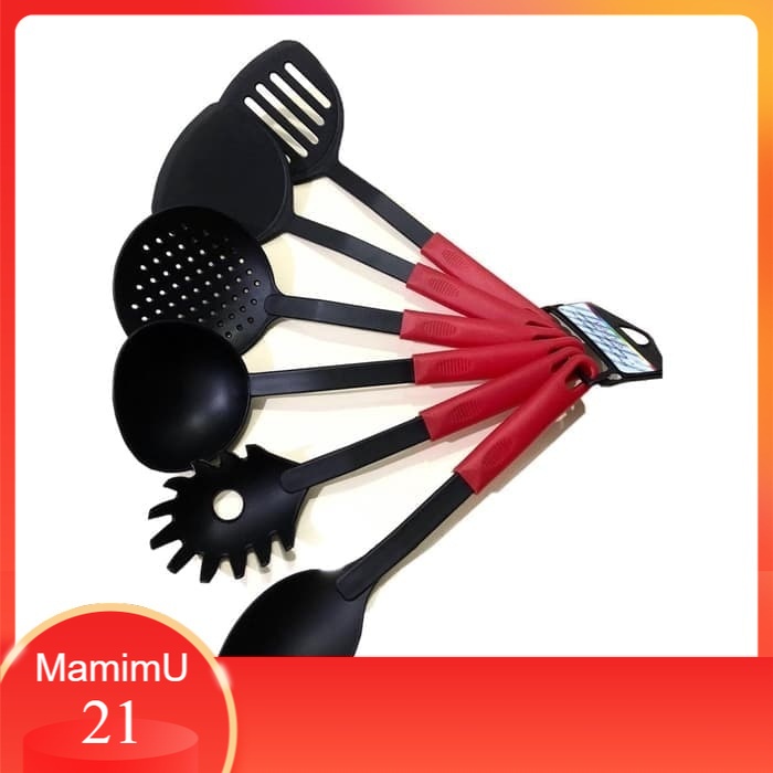 Jual Spatula Set Isi 6 pcs - Kitchen tools Alat Dapur sutil sendok ...