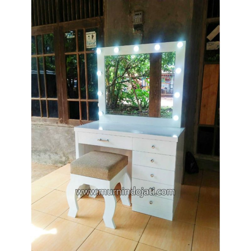 Jual MEJA RIAS/TOLET MINIMALIS KAYU | Shopee Indonesia