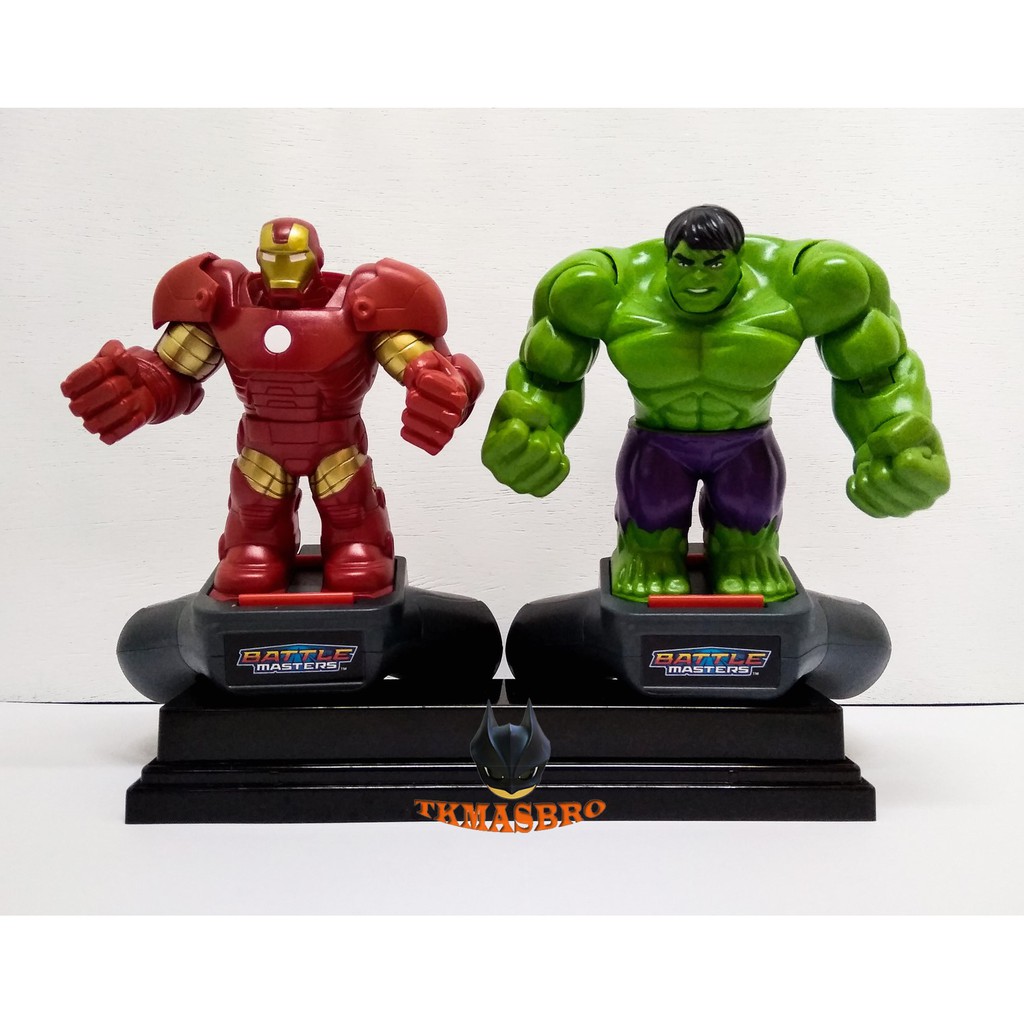 Jual Marvel Battle Masters Super Hero Slam Iron Man Incredible Hulk ...