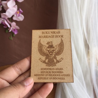 Jual LASER REPLIKA COVER BUKU NIKAH | CHIPBOARD CUSTOM GRAFIR AKRILIK ...