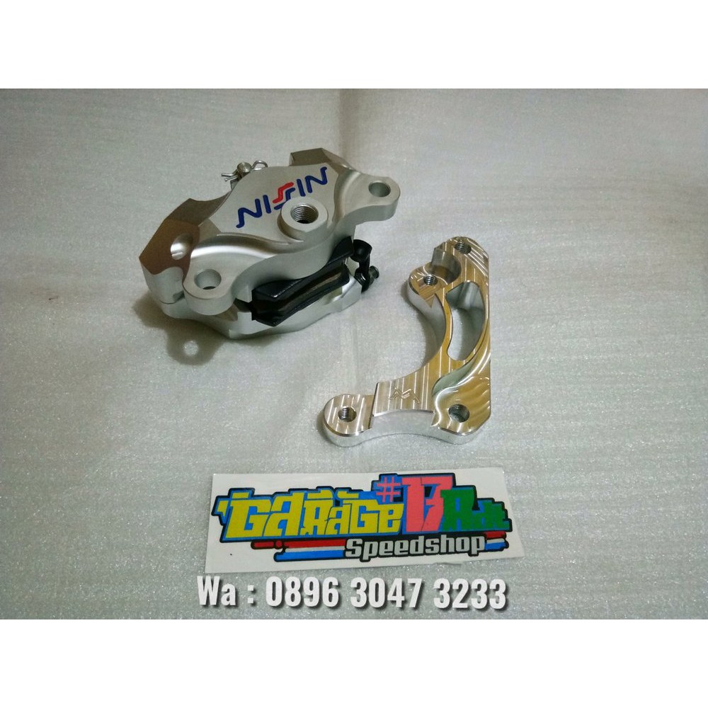 Jual Kaliper Nissin 2 Piston Plus Breaket 2 Piston Tabung Standart Yam | Shopee Indonesia