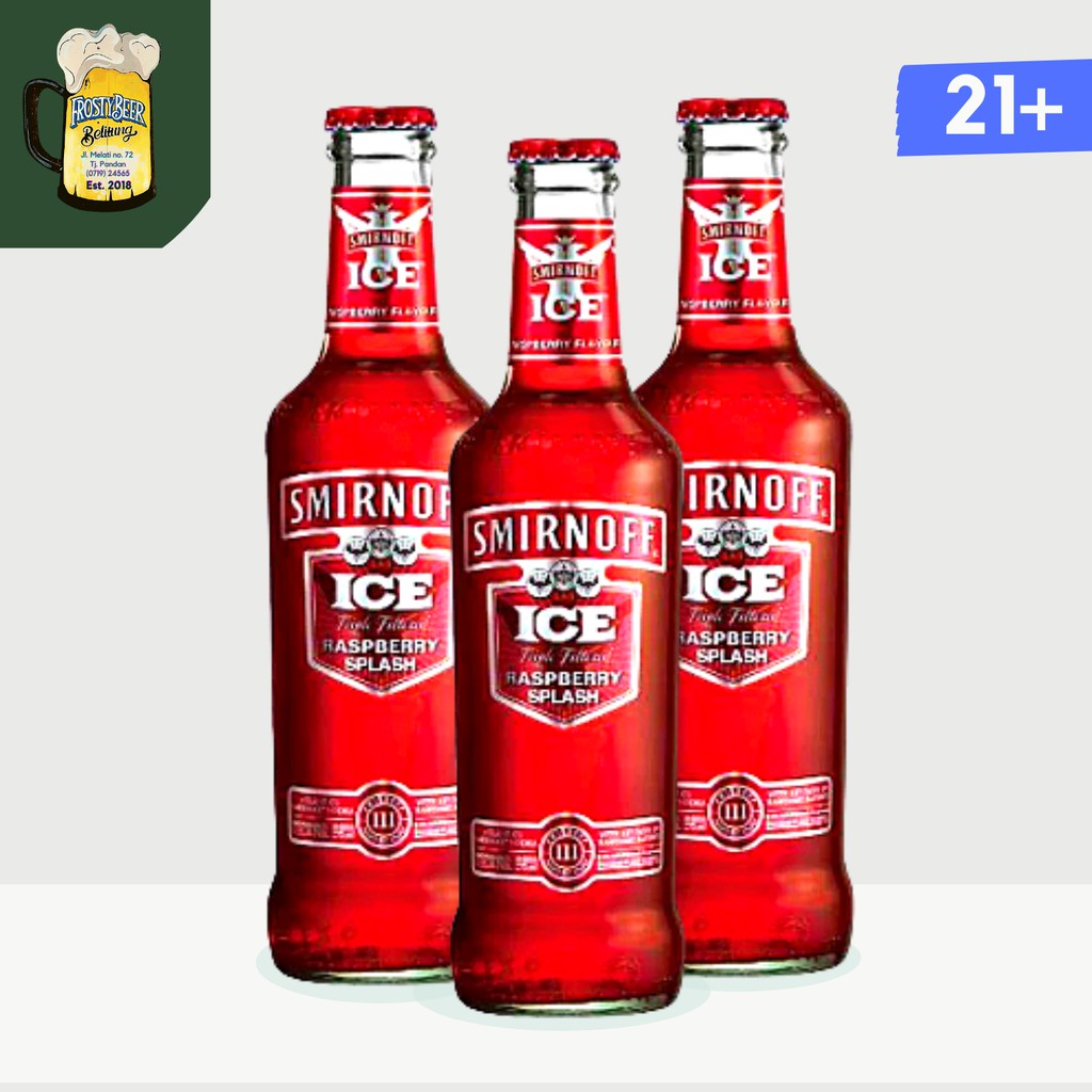 Jual Smirnoff Ice Raspberry Splash 4.5% 275 ml | Shopee Indonesia