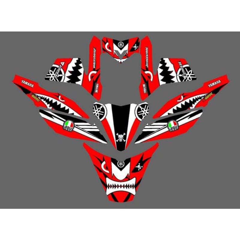 Jual Sticker variasi full body X ride lama | Shopee Indonesia