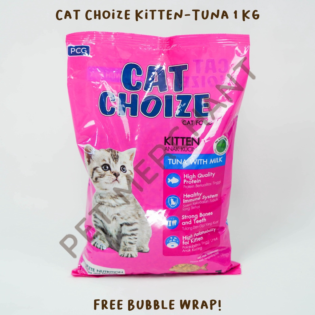 Jual Cat Choize Kitten 1 kg Tuna Salmon Makanan Kucing Dry Cat Food ...