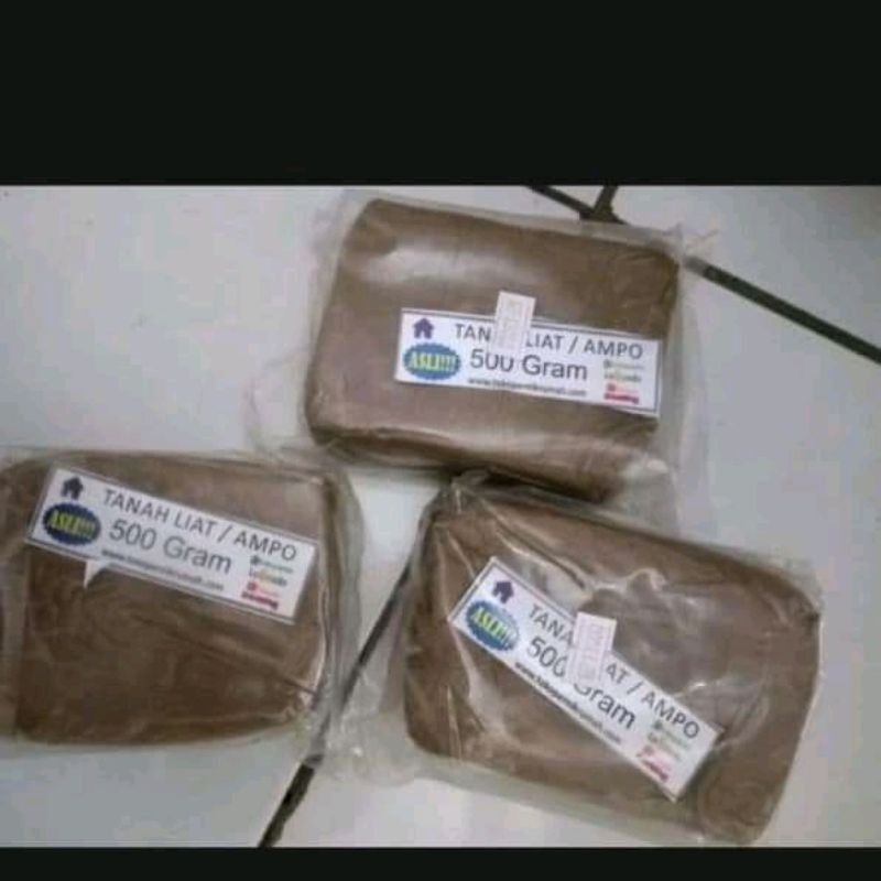 Jual ampo tanah liat untuk prkarya 500gr | Shopee Indonesia