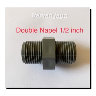 Jual Double Naple 1/2 inch Pvc Double Drat Luar 1/2inci ukuran 1/2” | Shopee Indonesia