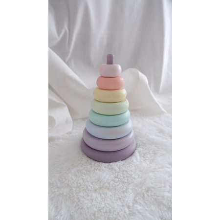 Jual IMPERFECT Qlambu Donut Stacker - Ring Stacker / Donut Ring ...