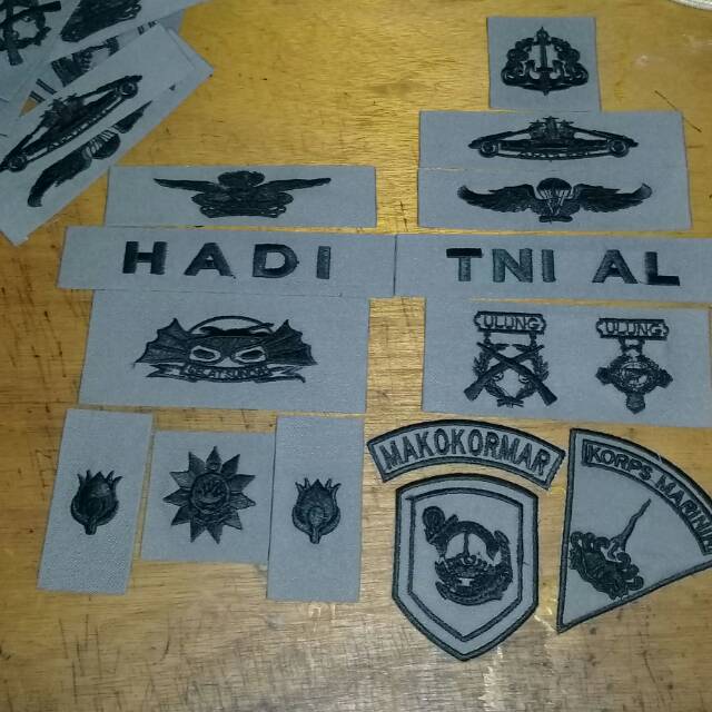 Jual (COD)BORDIR BRIVET/atribut TNI al PDL LAYAR | Shopee Indonesia