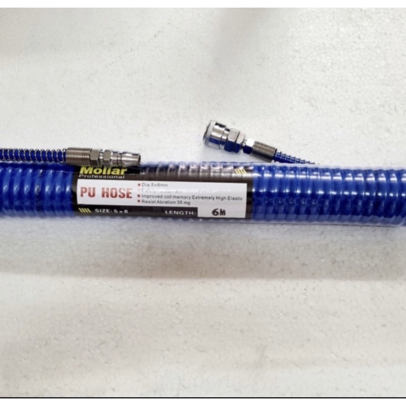 Jual Slang PU RECOIL 6m MOLLAR LENGKAP COUPER | Shopee Indonesia