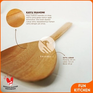 Jual Sutil Kayu Mahoni Lebar - Spatula Kayu Tapal Kuda - Peralatan ...