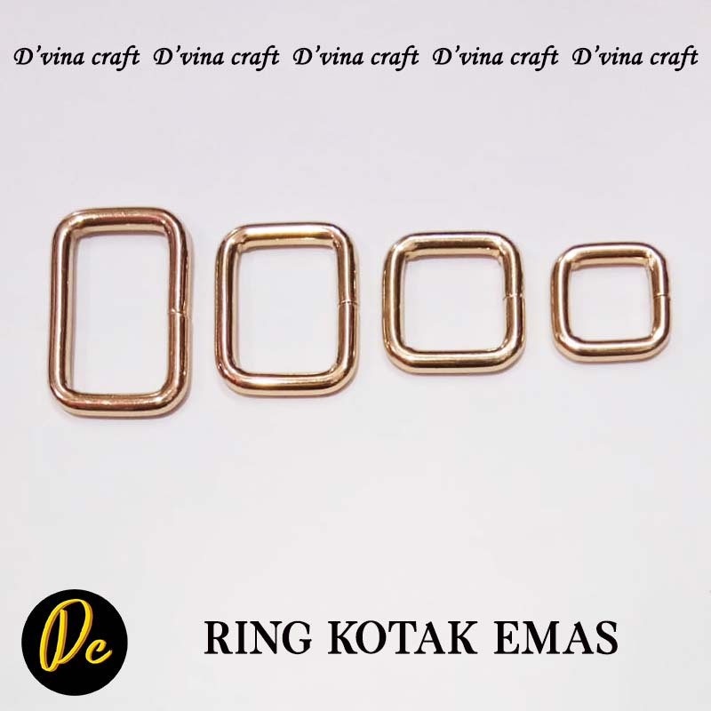 Jual Ring Kotak Emas/ Gold Tebal Bijian | Shopee Indonesia