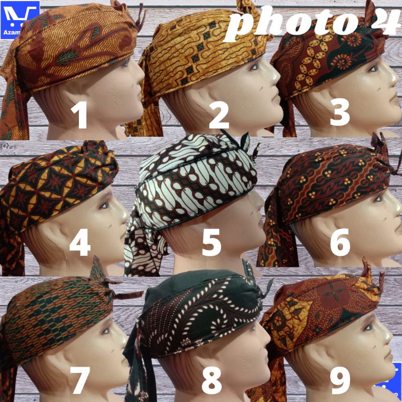 Jual Blangkon Sunda udeng Iket kepala sunda blankon Sunda belangkon ...