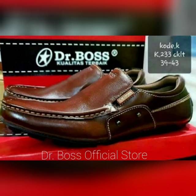 Jual Sepatu Casual Kulit Warna Coklat model DR. BOSS | Shopee Indonesia