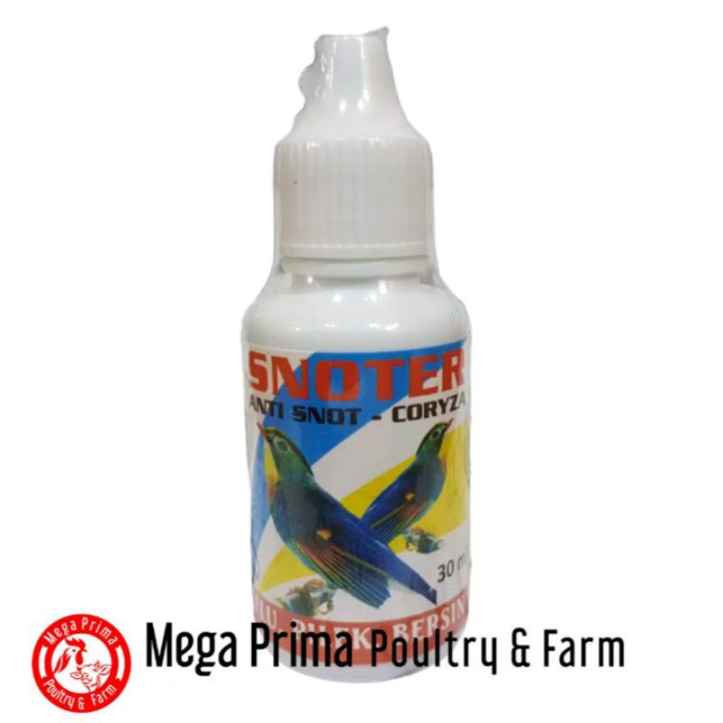 Jual SNOTER 30ml - Obat Anti Snot Coryza Flu Pilek Bersin pada burung ...