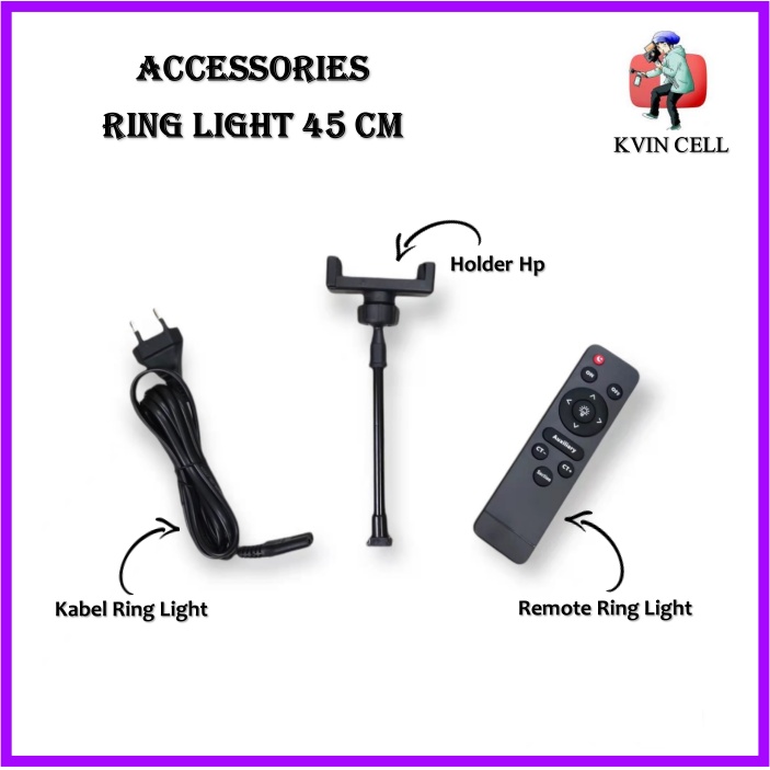 Jual Kabel Ringlight Ring Light 45cm / Remot Remote Ring Light ...