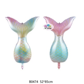 Jual balon foil ekor mermaid / balon mermaid tail / balon foil mermaid ...