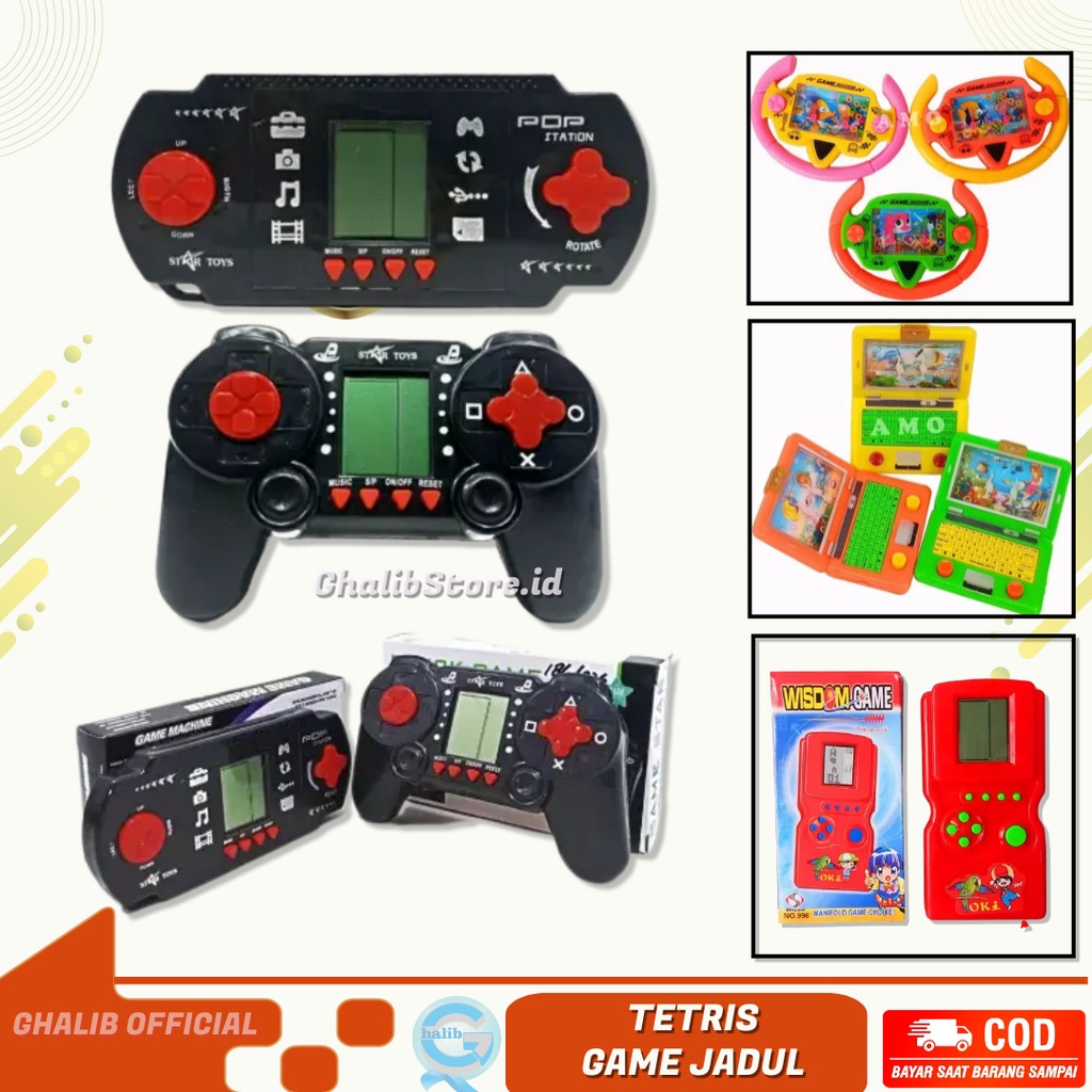 Jual Game Tetris Brick Game Mainan Anak Anak Game Bot Jadul Gamebot ...