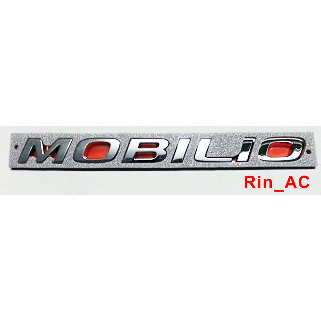 Jual ORIGINAL HONDA Emblem Logo Tulisan Mobilio Full Chrome Honda ...