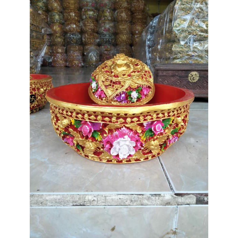 Jual Bokor Ukuran 28Cm/ Lengkap Dengan Tutup | Shopee Indonesia