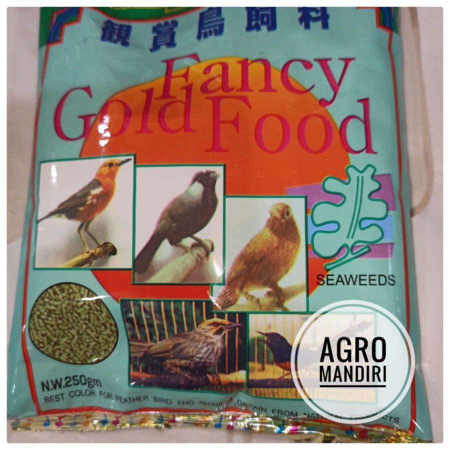 Jual Fancy Gold Food 250 Gram Pakan Pur Burung Super | Shopee Indonesia