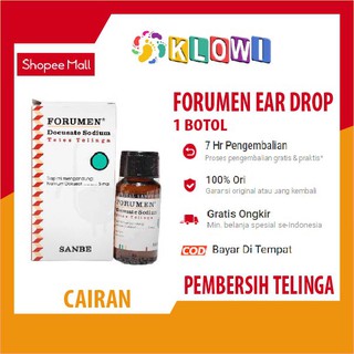 Forumen Ear Drops 10 Ml Cairan Pembersih Telinga | Shopee Indonesia