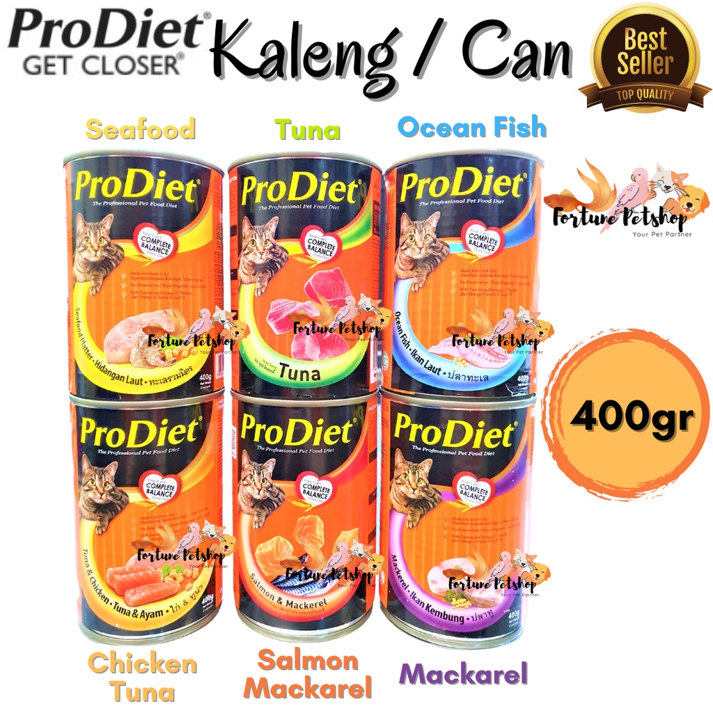 Jual Prodiet Kaleng 400gr (Seafood, Tuna, Ocean Fish, Chicken Tuna ...