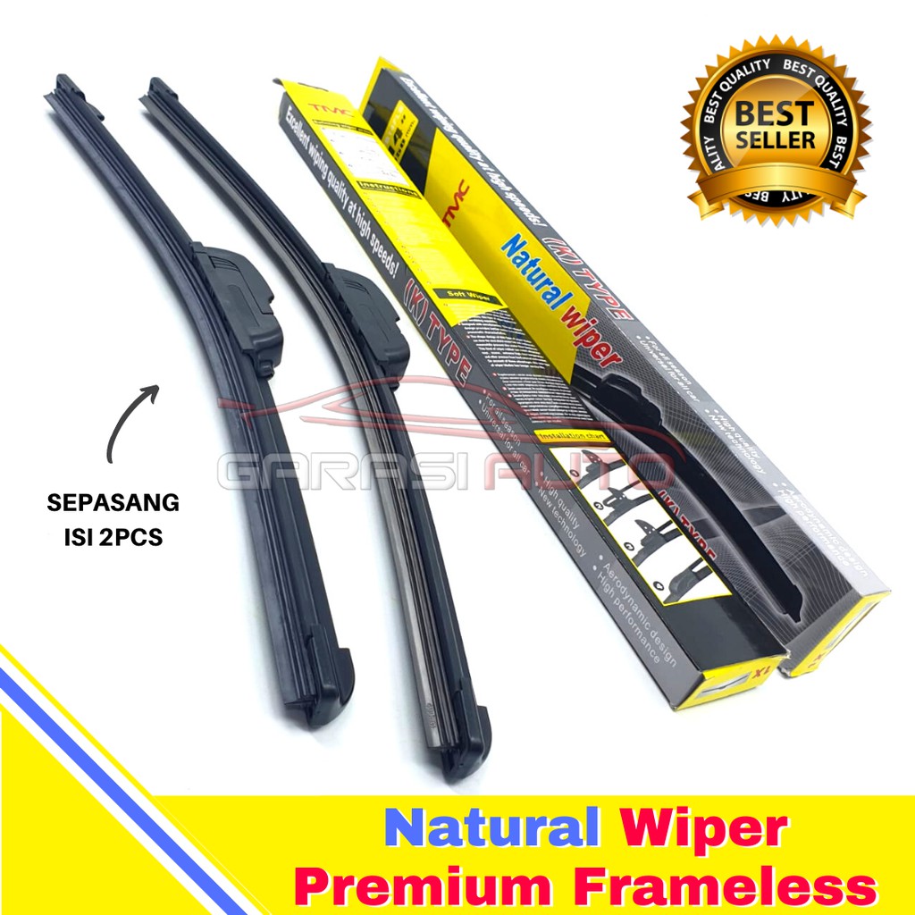 Jual Wiper Karet Kaca Depan Mobil Kijang Super Grand Extra Original TMC Premium Frameless nwb no ...