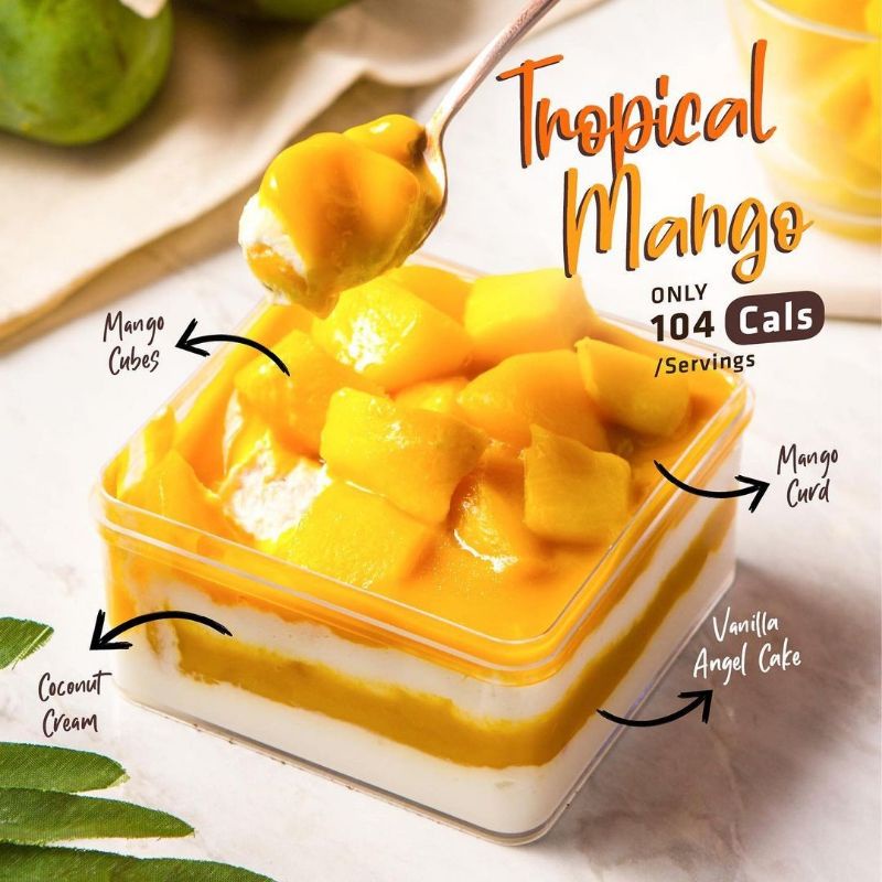 Jual MINI CALOBAKE TROPICAL MANGO - DESSERT BOX RENDAH KALORI | Shopee ...