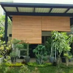 Jual krey bambu outdoor ukuran 2x2 meter+ tali penggulung Indonesia ...