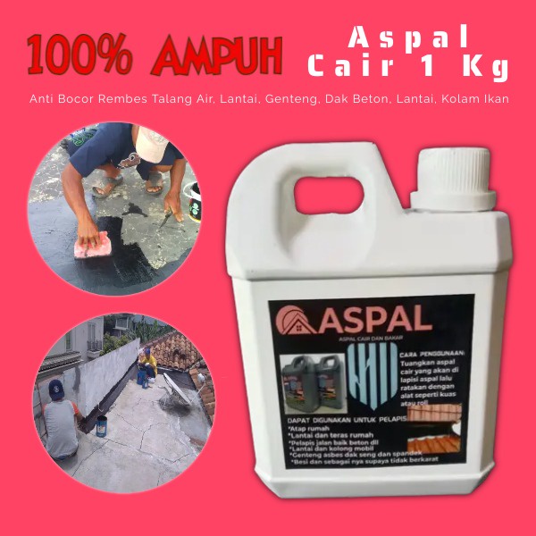 Jual Aspal 1 Kg Anti Bocor dan Rembes Dinding dan Genteng Rumah ...