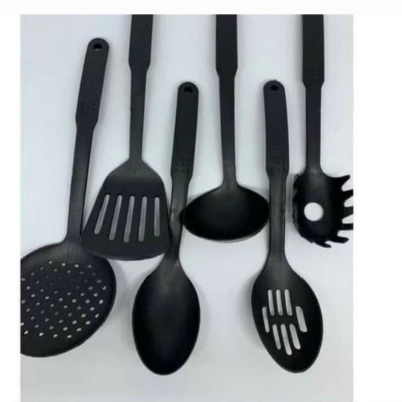 Jual Spatula set isi 6 kitchen tool sutil sendok kuah dapur alat masak ...