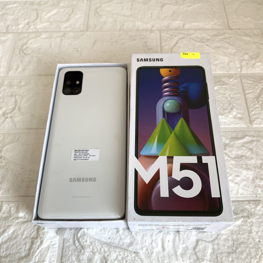 Jual SAMSUNG GALAXY M51 8/128GB SECOND BEKAS FULLSET | Shopee Indonesia
