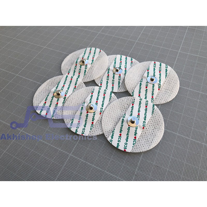 Jual EMG EKG ECG Pad Ukuran Dewasa Untuk Eksperimen (Isi 6pcs ...