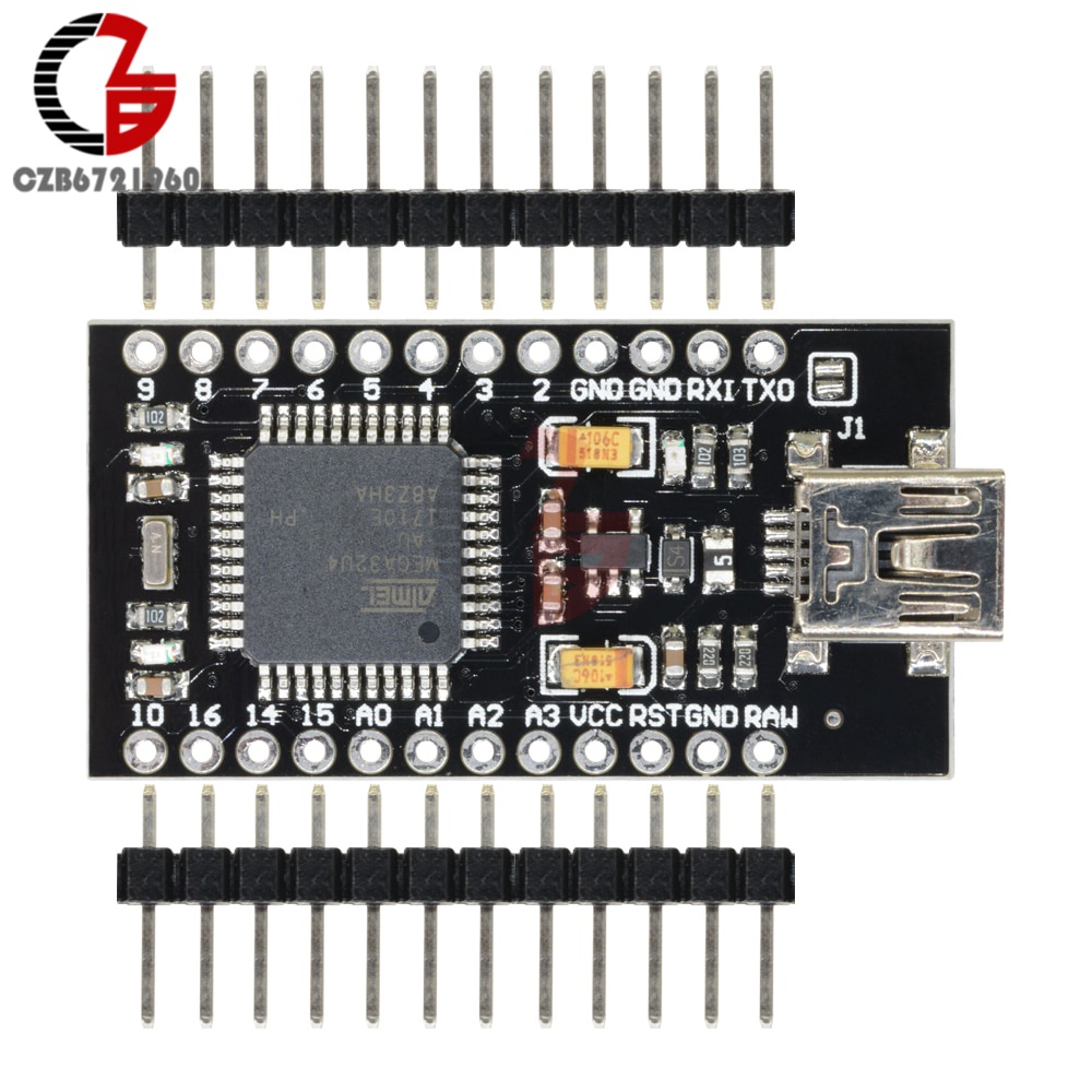 Jual PREORDER 5V 16MHz Pro Micro ATmega32U4 ATMEGA32U4-AU Module Mini ...