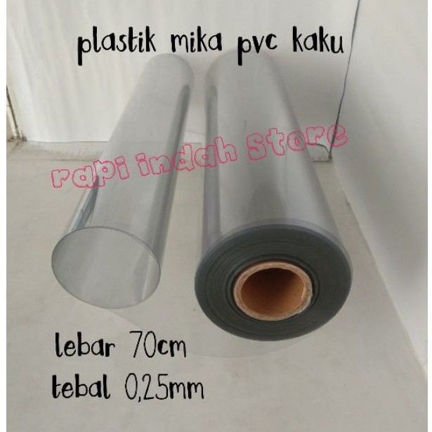 Jual plastik mika pvc kaku lebar 70cm tebal 0,25mm | Shopee Indonesia