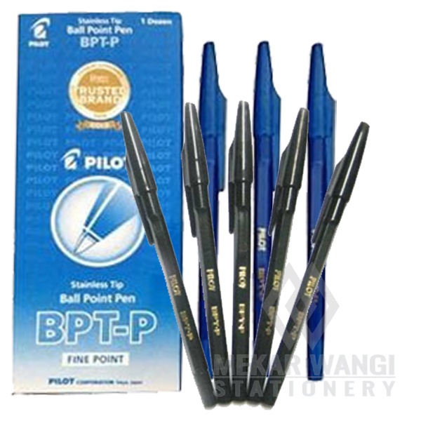 Jual PULPEN PILOT BALLPOINT BPT-P 0.7mm Hitam/Biru | Shopee Indonesia